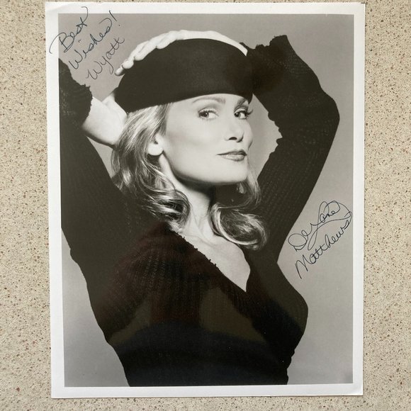 Autograph | Other | Delane Matthews Signed Inscribed Photo 8x Bw Tv ...